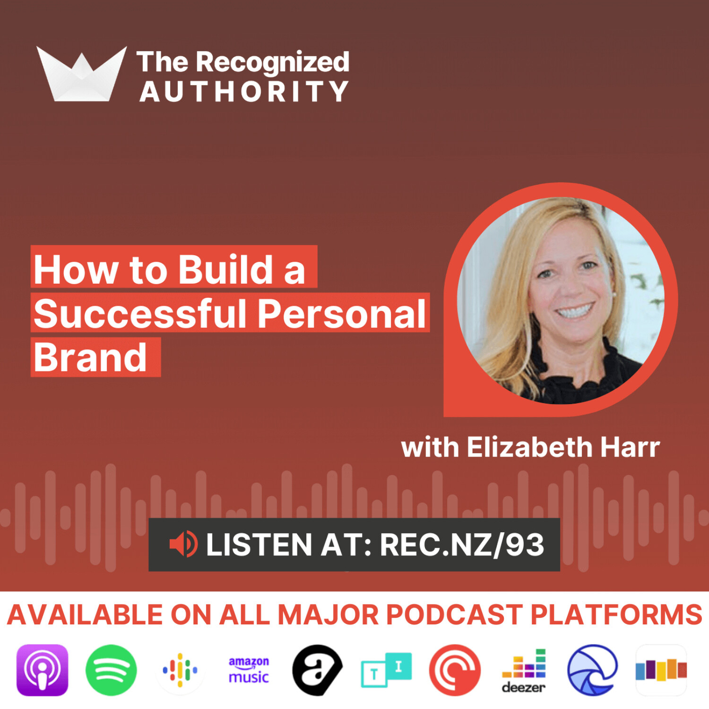 How to Build a Successful Personal Brand with Elizabeth Harr - The Recognized Authority - Podcast.co