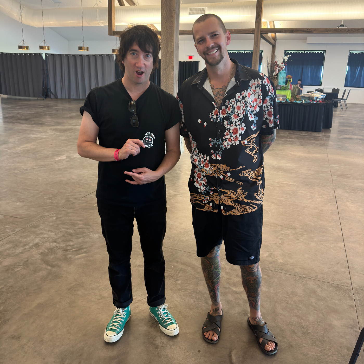 Tom Higgenson (Plain White T's) backstage at Reverb Music Festival 2023 ...