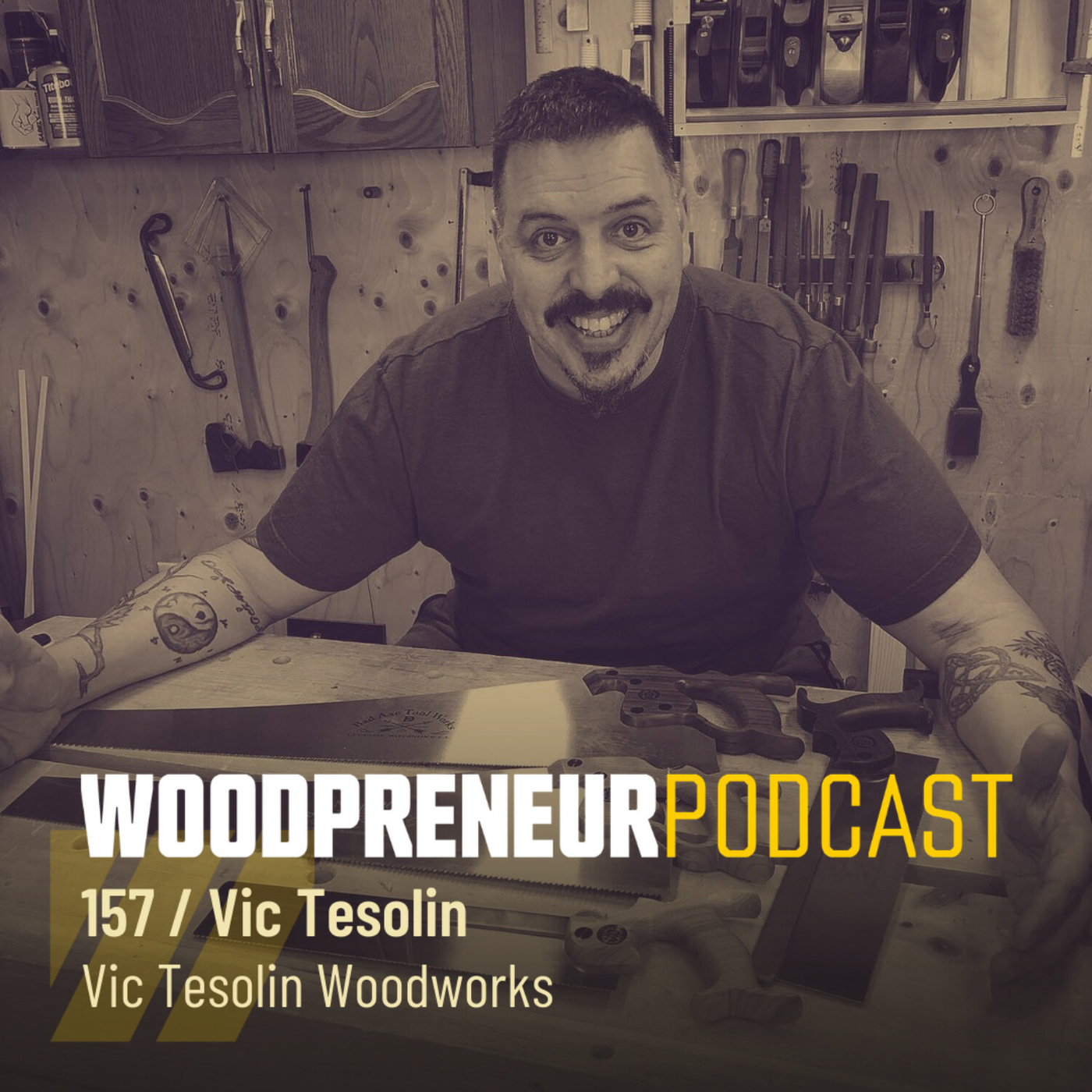 Vic Tesolin: Vic Tesolin Woodworks - The Woodpreneur Podcast - Podcast.co