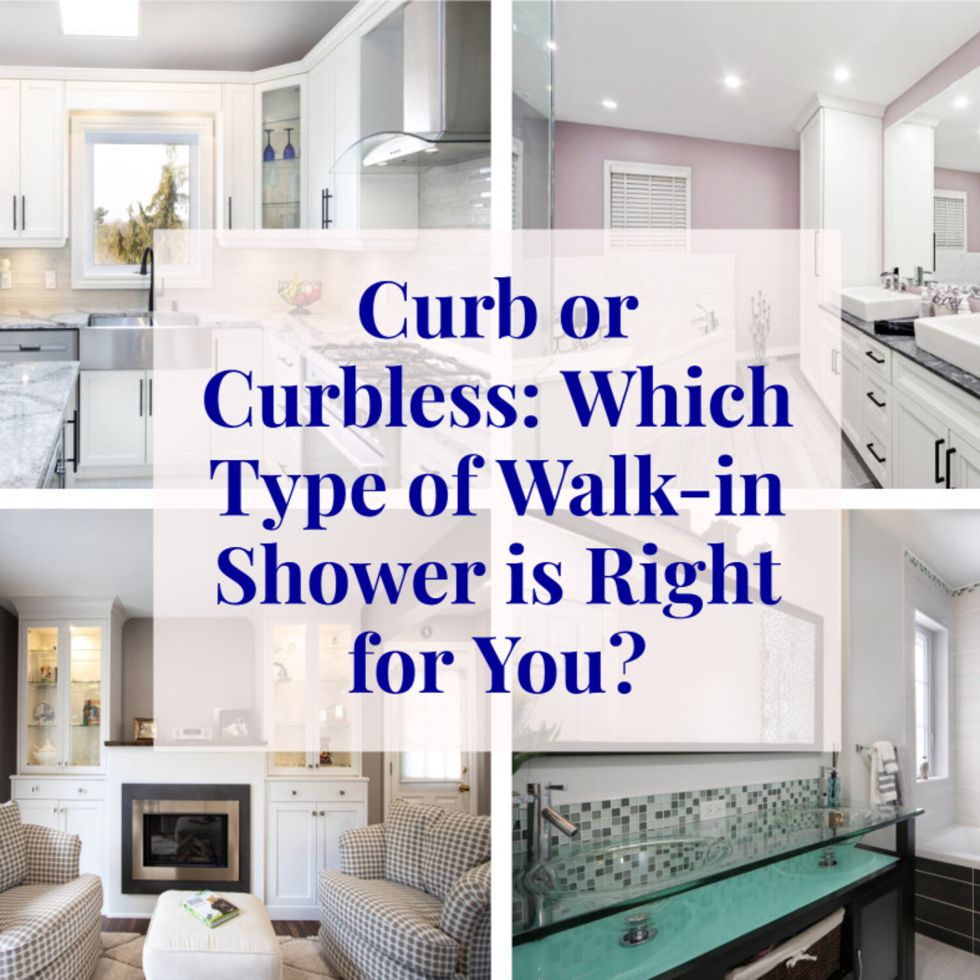 Curb or Curbless: Which Type of Walk-In Shower is Right for You? - Love ...