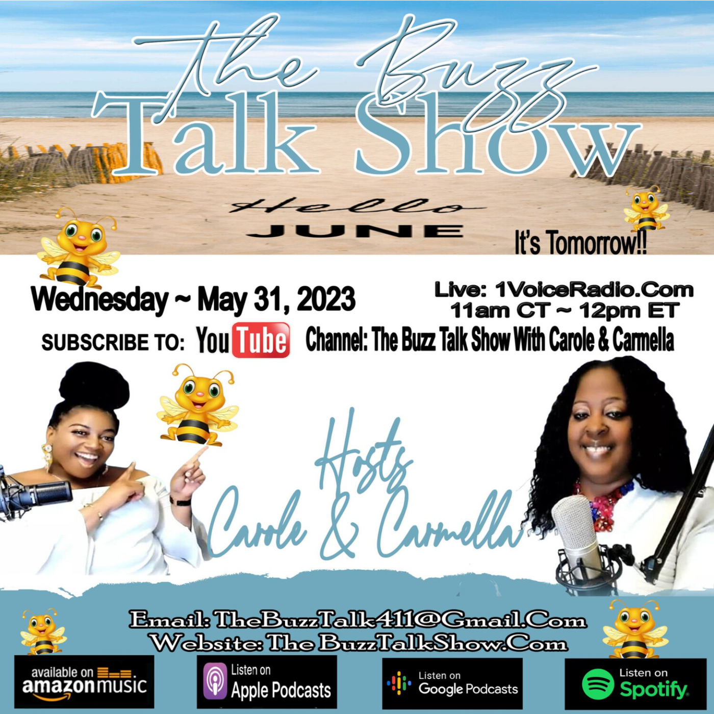 The Buzz May 31st - The Buzz Talk Show - Podcast.co