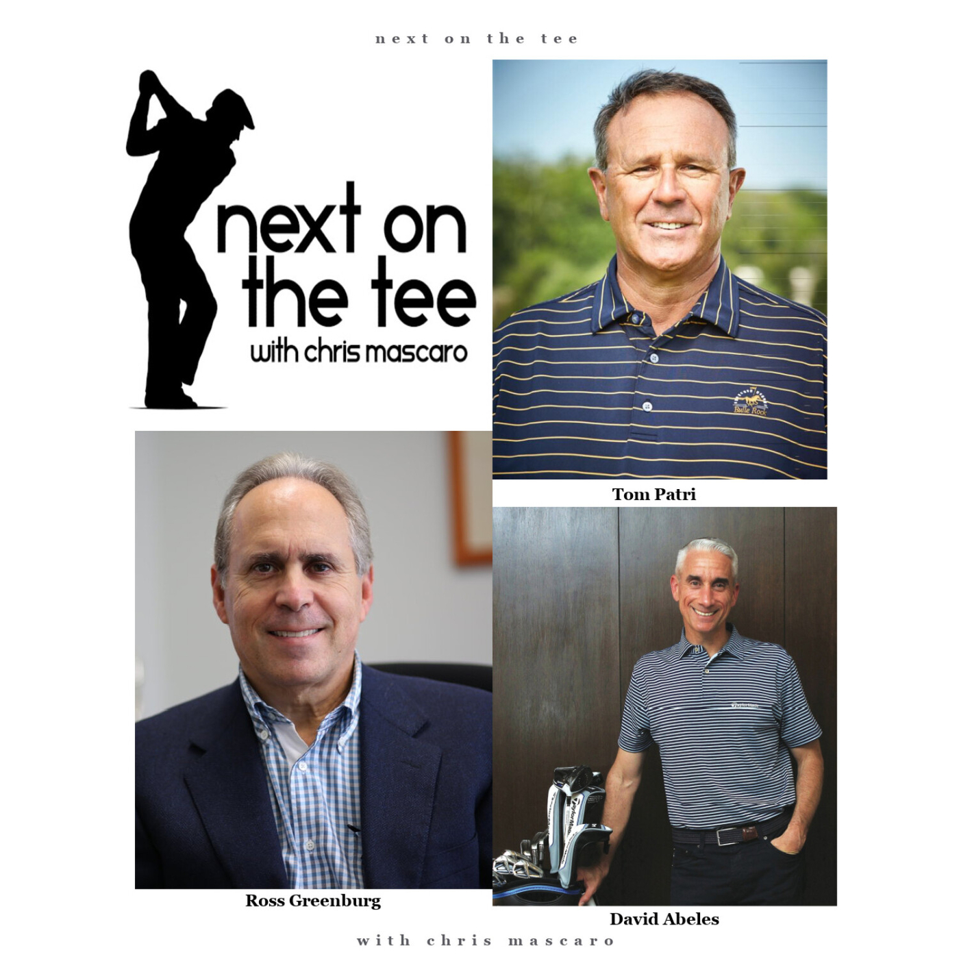 Tom Patri, Ross Greenburg, & David Abeles Join Me... - next on the tee ...