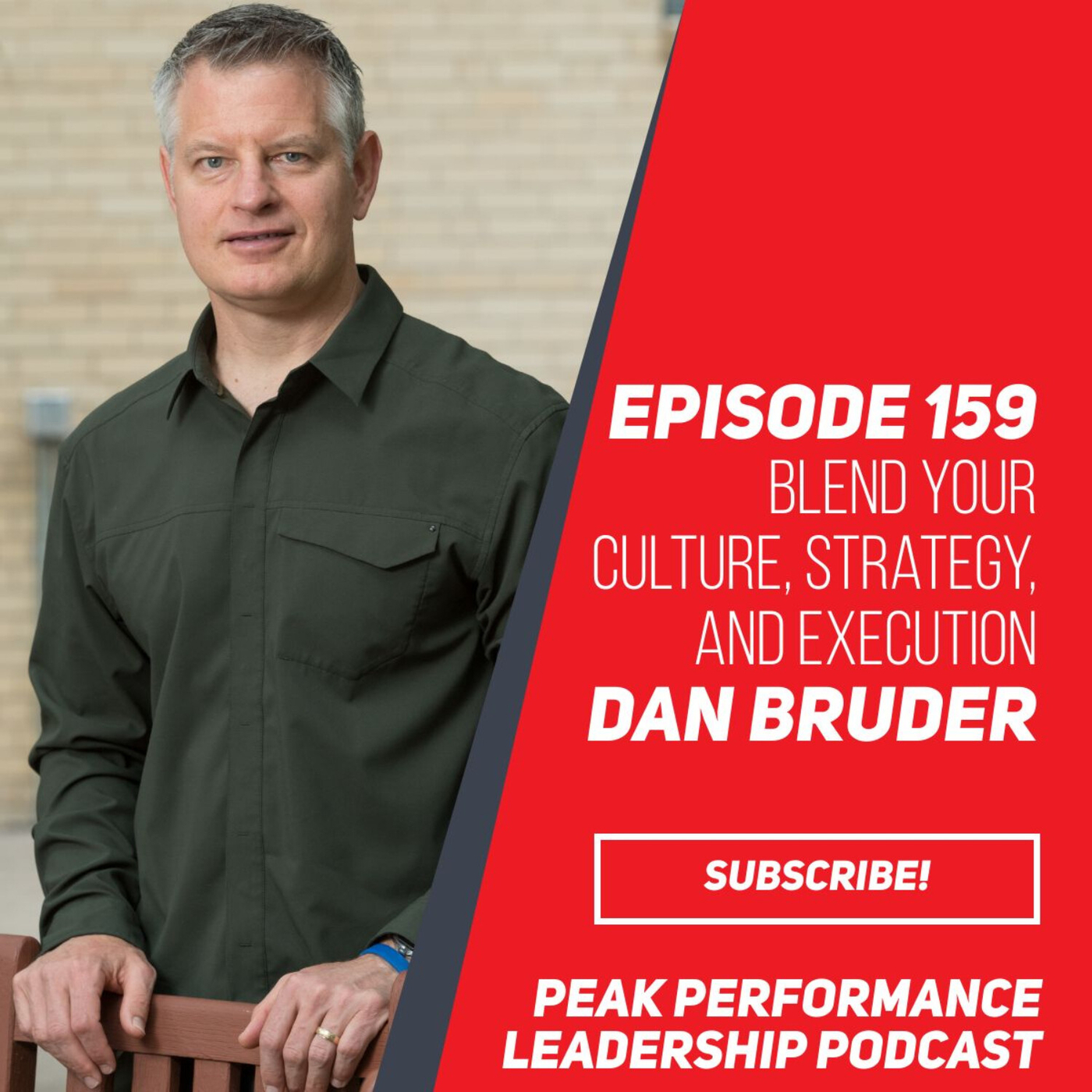 BLEND YOUR CULTURE, STRATEGY, AND EXECUTION | DAN BRUDER | EPISODE 159 - Peak Performance ...