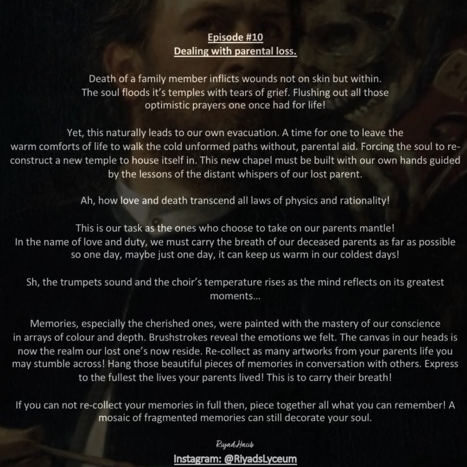 Dealing With Parental Loss (or death) – The Lyceum - A school for ...